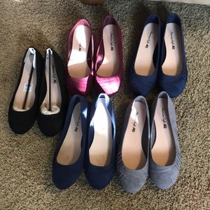 American Eagle by Payless Shoes | Magenta Ballet Flats | Poshmark